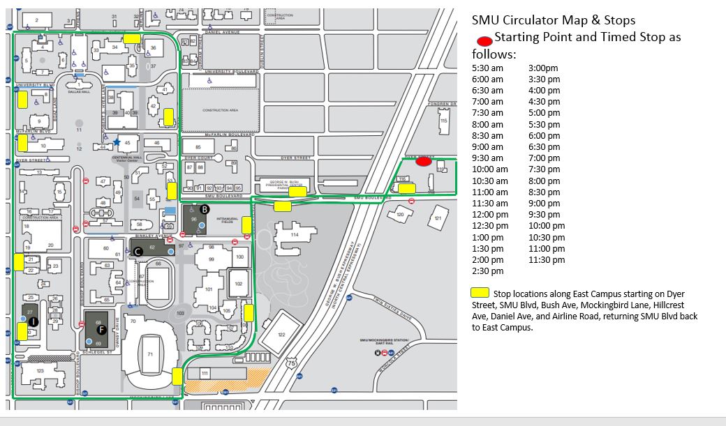 SMU Express Shuttles FAQs
