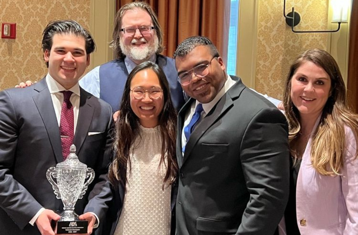 SMU Law Moot Court Teams Wins National Championship at ABA NAAC - SMU Dedman School of Law