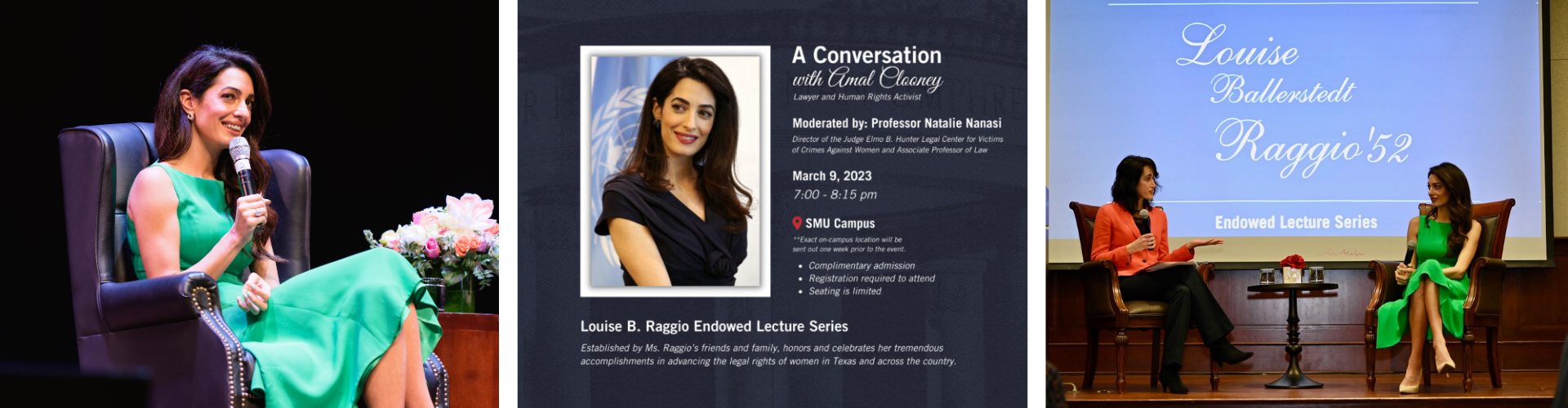 2023 Louise B. Raggio Lecture Series: A Conversation with Amal Clooney ...