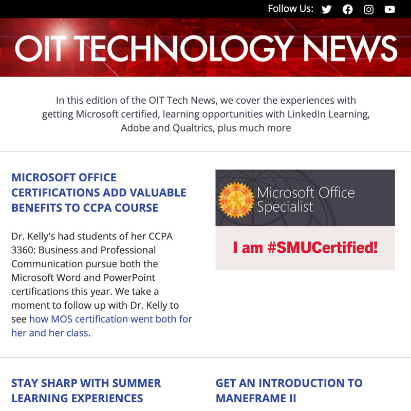OIT Technology News: Summer 2021 Edition | Office of Information ...