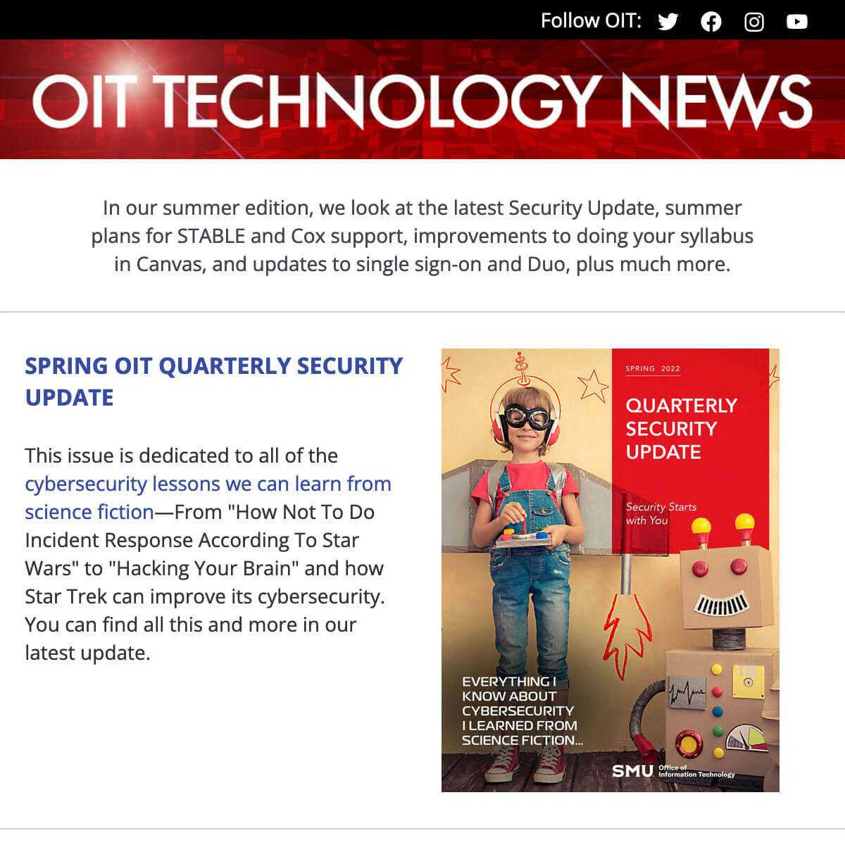 OIT Technology News: Summer 2022 Edition | Office of Information ...