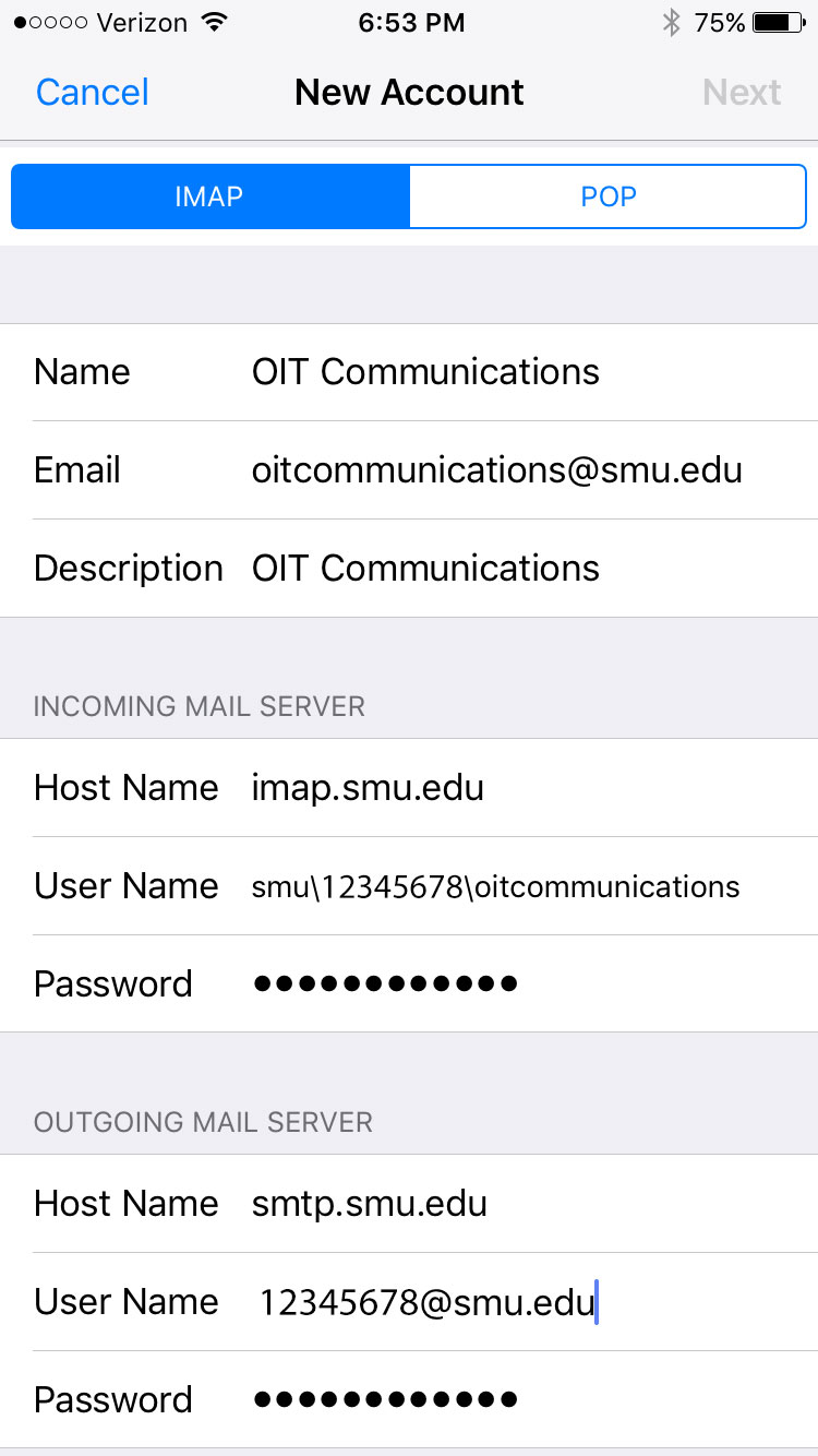 Departmental Email Accounts - SMU Office of Information Technology