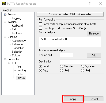 Graphical Applications with VNC (Windows)