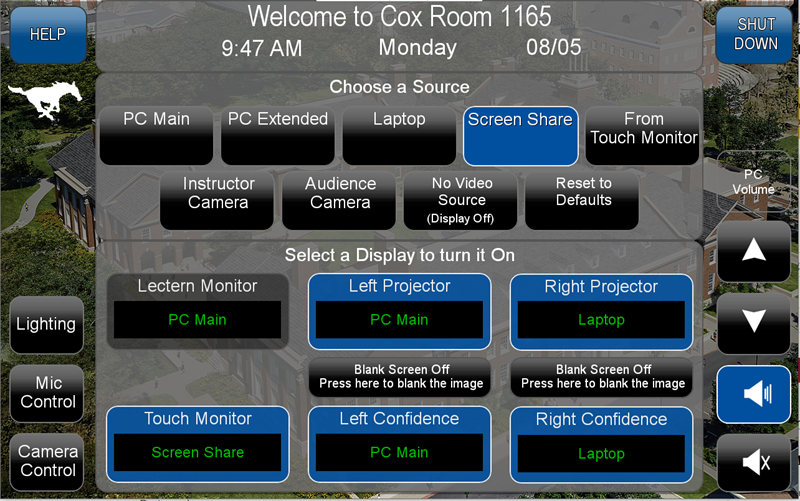 Advanced Room Configurations for Cox Classrooms