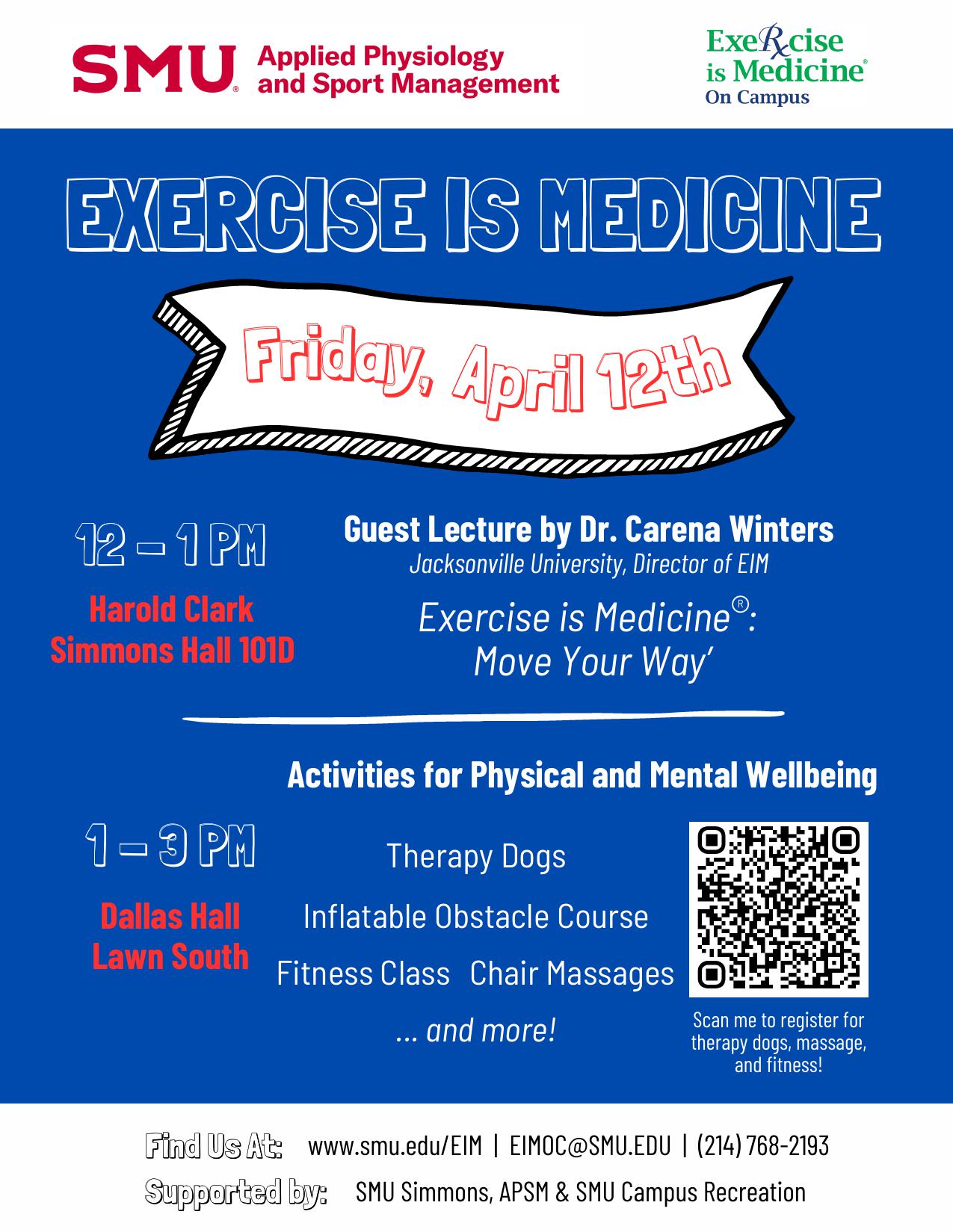 Exercise is Medicine Events | Simmons School of Education & Human ...
