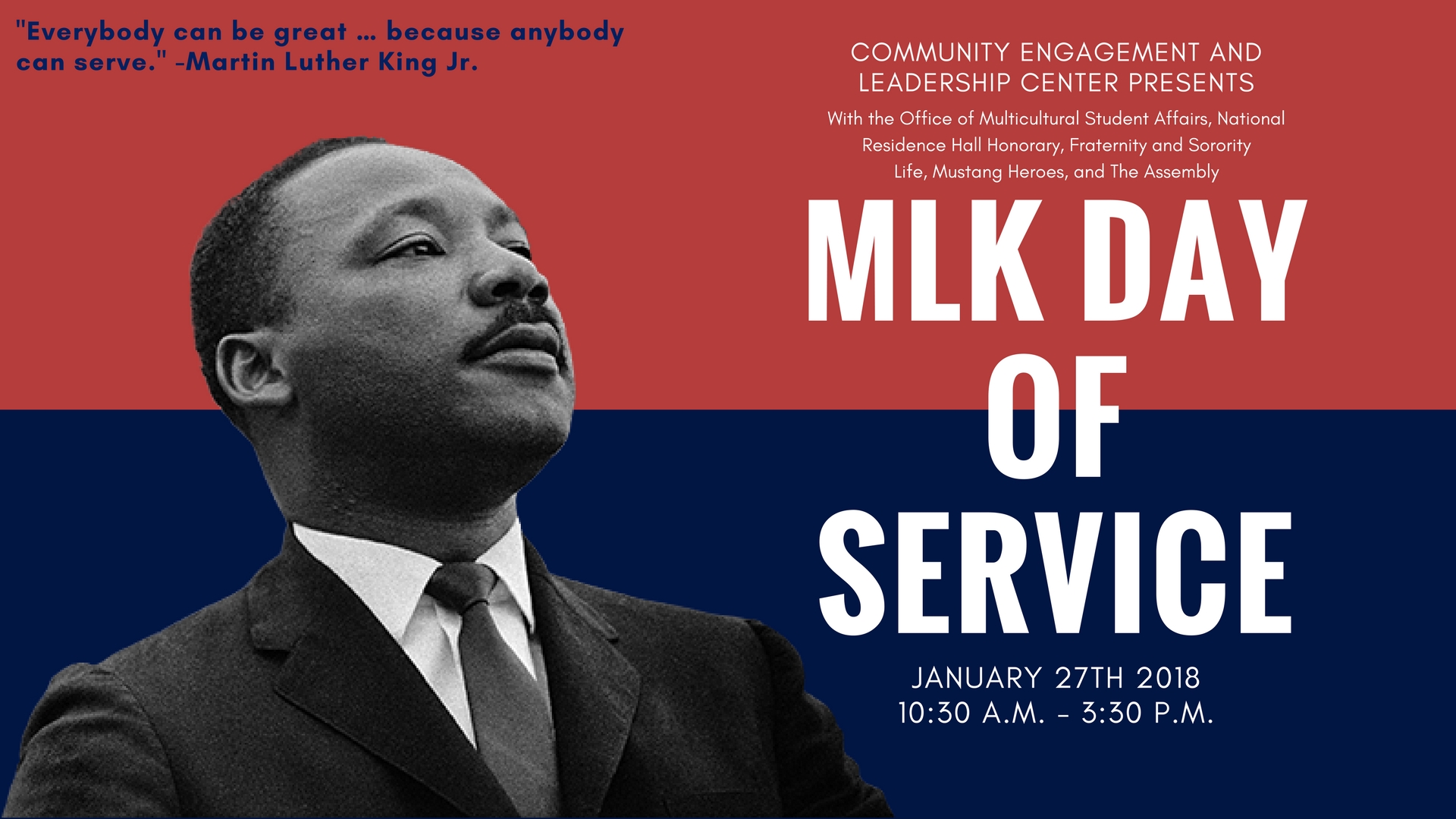 MLK Dream Week: Jan. 15-27 – Dedman College of Humanities and Sciences