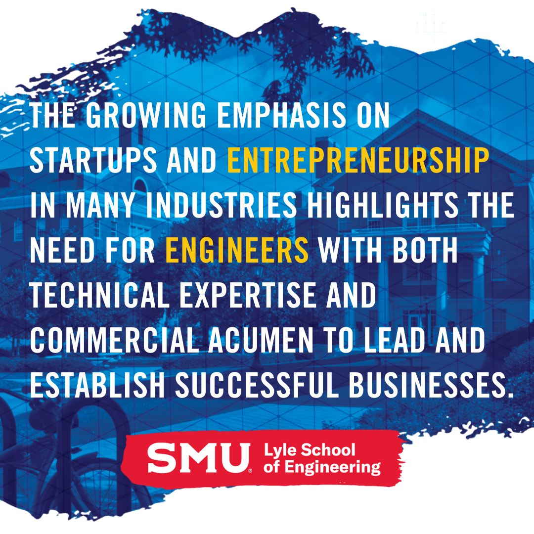MS in Engineering Entrepreneurship | SMU Lyle School of Engineering
