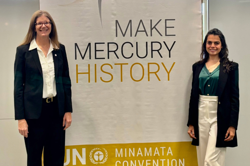 PhD Student Presents Global Mercury Research at UN COP-6 Conference ...