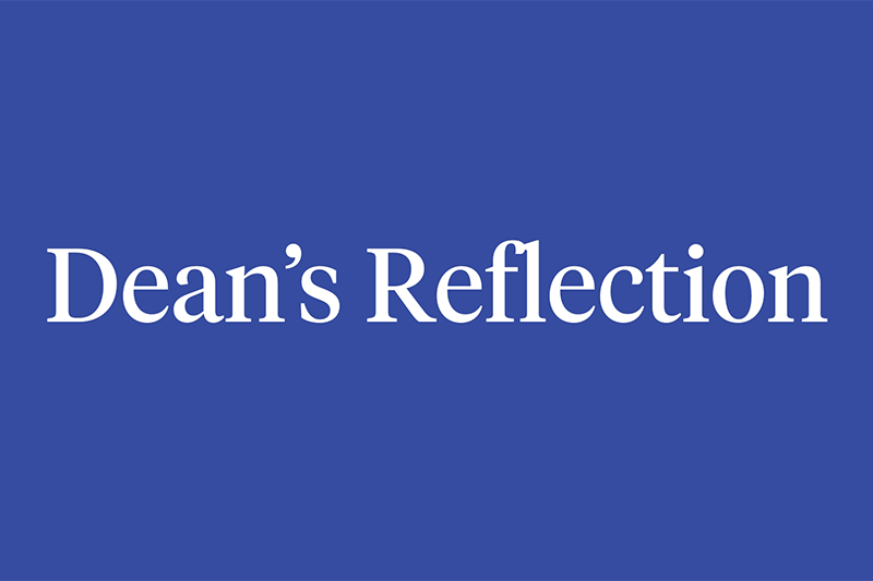 Perkins Dean January Reflection | SMU Perkins School of Theology