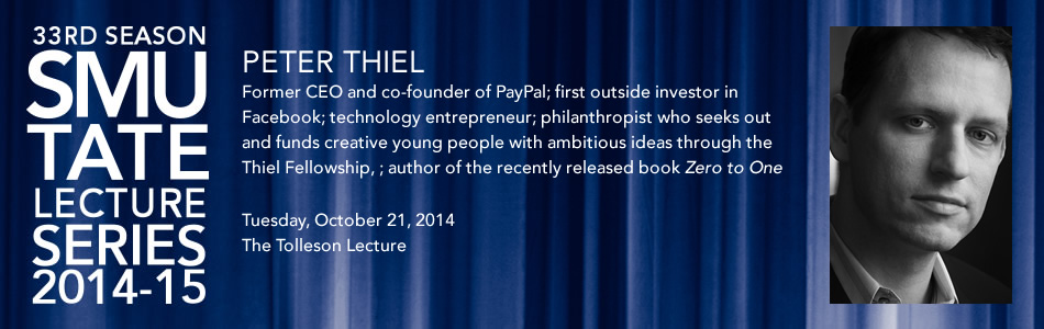 Tate Lecture Series - SMU